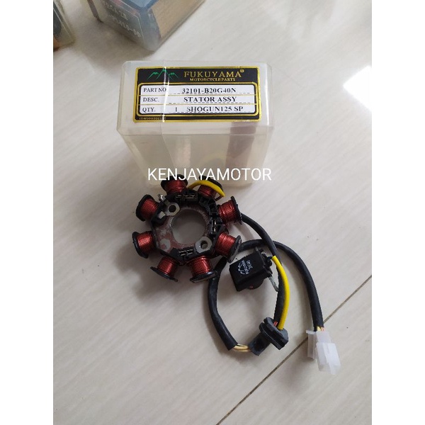 Jual SPULL SPUL STATOR ASSY KOMPLIT SHOGUN 125 SP FUKUYAMA | Shopee Indonesia