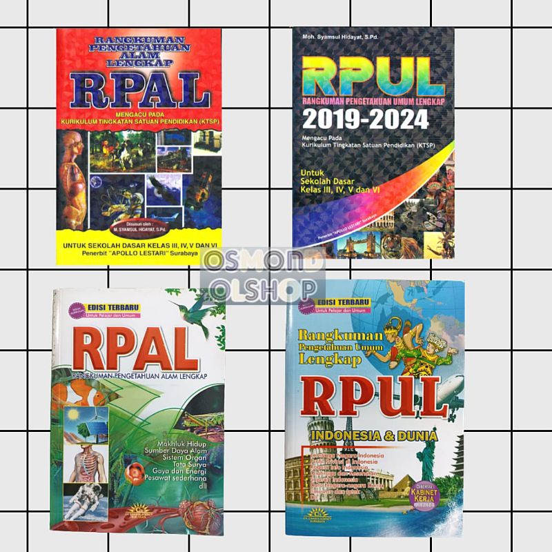 Jual Buku Rangkuman Pengetahuan Alam (RPAL) Dan Umum Lengkap (RPUL ...