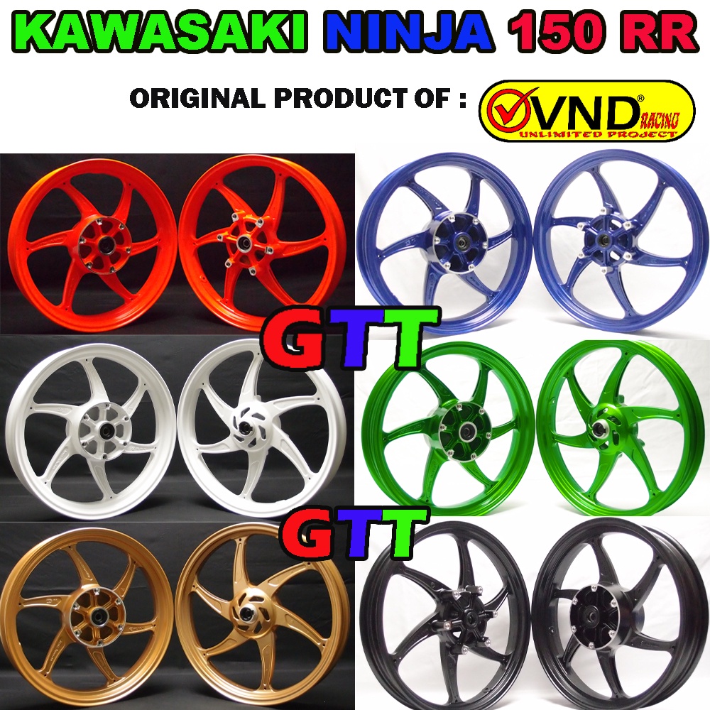 Jual VELG VND RACING SIX STAR NINJA RR 150 / NINJA R / NINJA SS ...