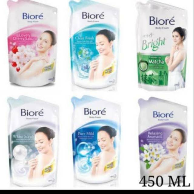 Jual Biore Body Foam Pouch 400ml | Shopee Indonesia