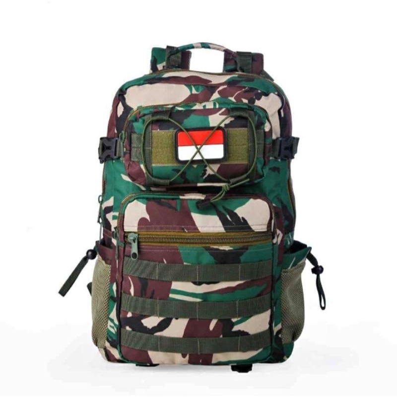 Jual Tas ransel lebanon loreng TNI/Tas punggung pria/tas tactical ...