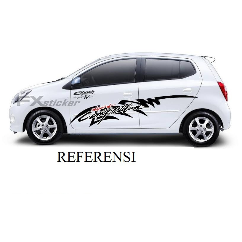 Jual stiker sticker skotlet les mobil motif competition racing sport ...