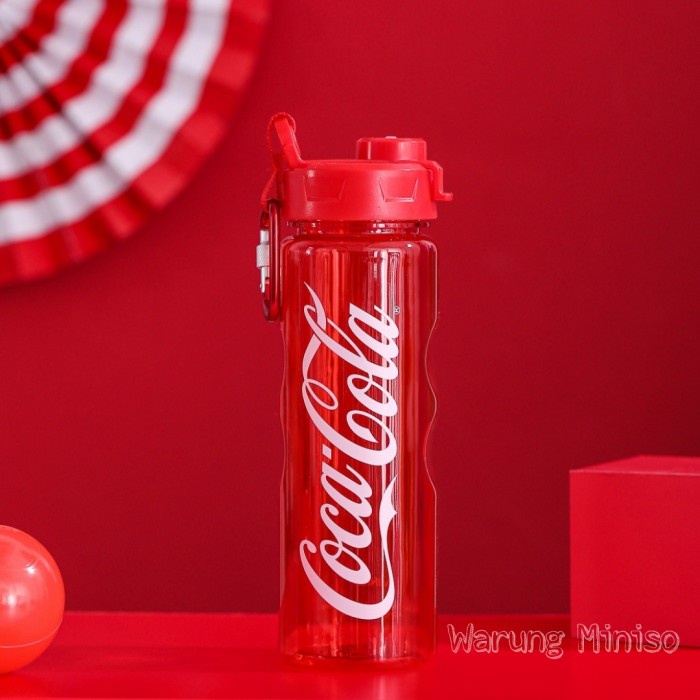 Jual Miniso Coca Cola Large Plastic Bottle Botol Minum Plastik 750 ml ...