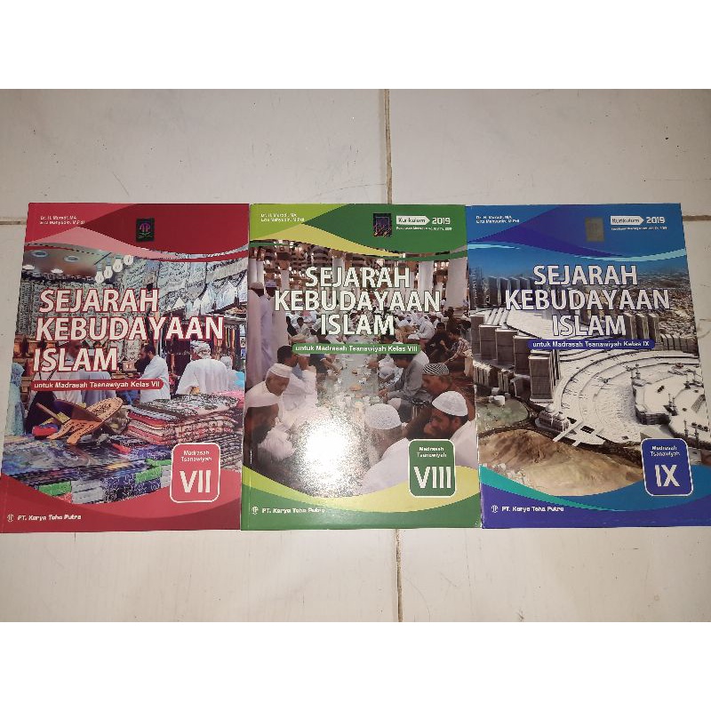Jual Sejarah Kebudayaan Islam SKI Kelas 7 8 9 MTs Kurikulum 2019 Madrasah Tsanawiyah Toha Putra ...