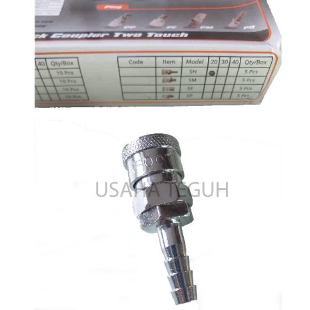 Jual Cuk Coupler SH-20 / Cuk Kopler / Quick Coupler SH-20 | Shopee ...