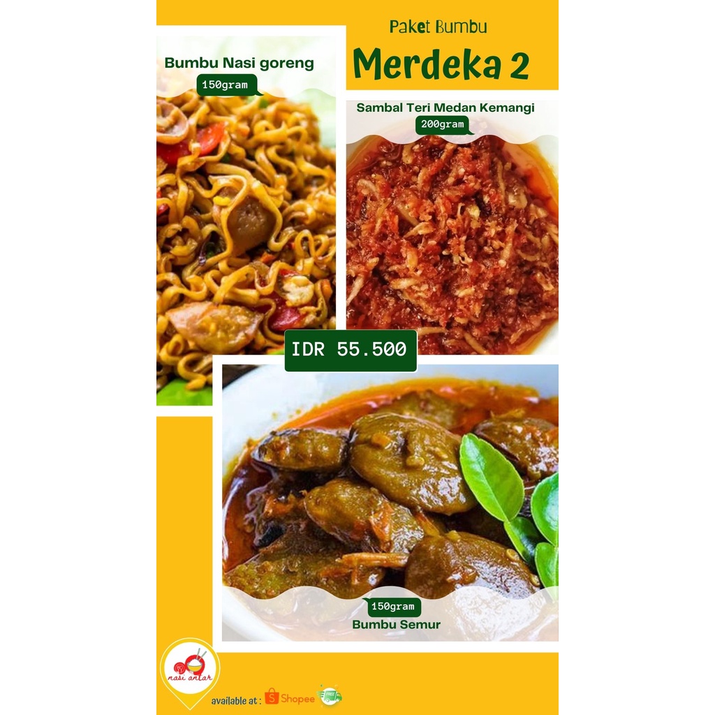 Jual PAKET BUNDLING BUMBU MERDEKA - BUMBU MASAKAN PRAKTIS | Shopee Indonesia