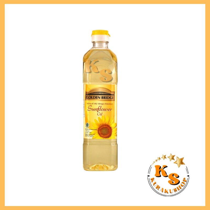 Jual GOLDEN BRIDGE SUNFLOWER OIL MINYAK BIJI BUNGA MATAHARI 1 LITER ...