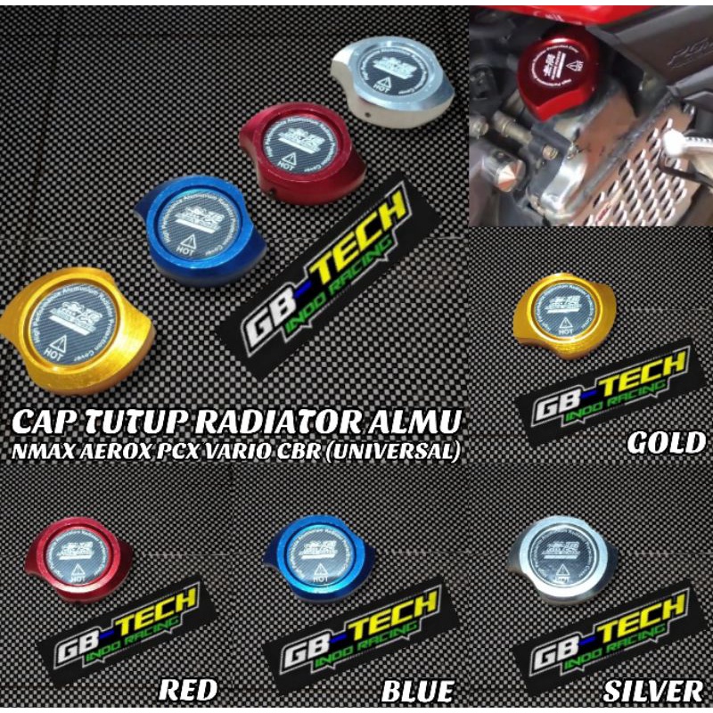 Jual CAP TUTUP RADIATOR FULL CNC NMAX AEROX PCX VARIO CBR UNIVERSAL ...