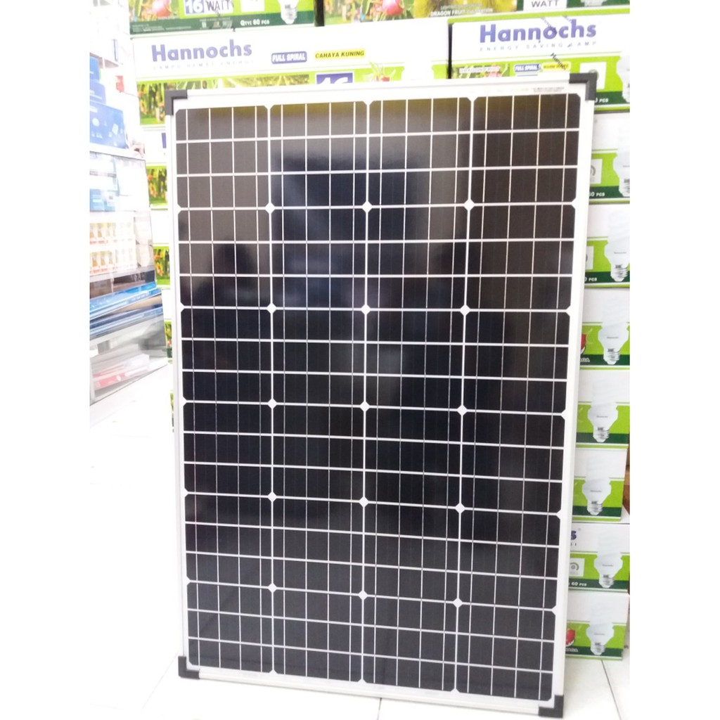 Jual Solar Panel Panel Surya Solar Cell 100 Wp Mono Harga Promo Terbaik ...