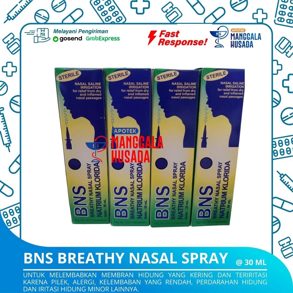 Jual BNS BREATHY NASAL SPRAY @ 30 ML | Shopee Indonesia