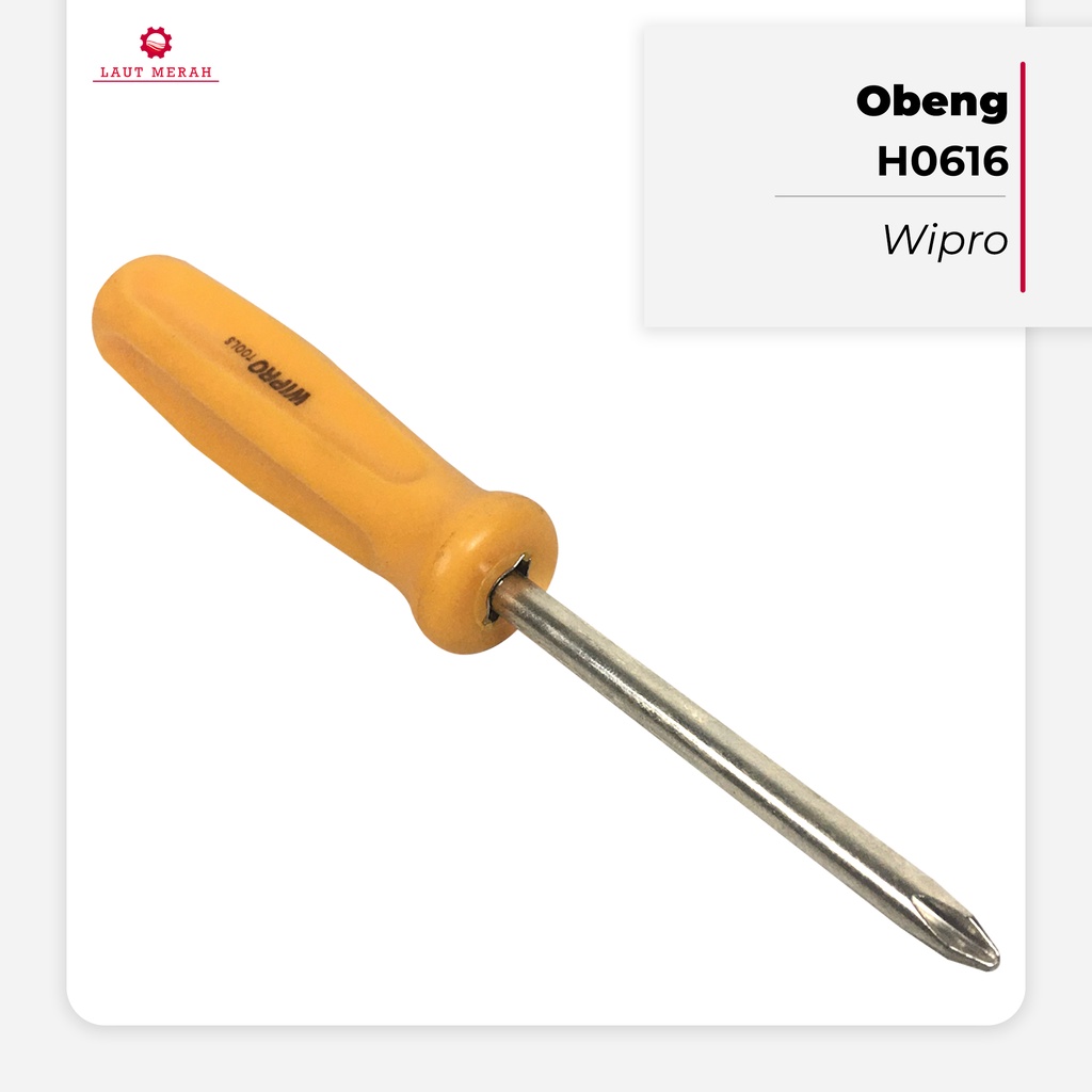 Jual Obeng Bolak Balik 2 Way 6 MM Wipro H0616 | Shopee Indonesia