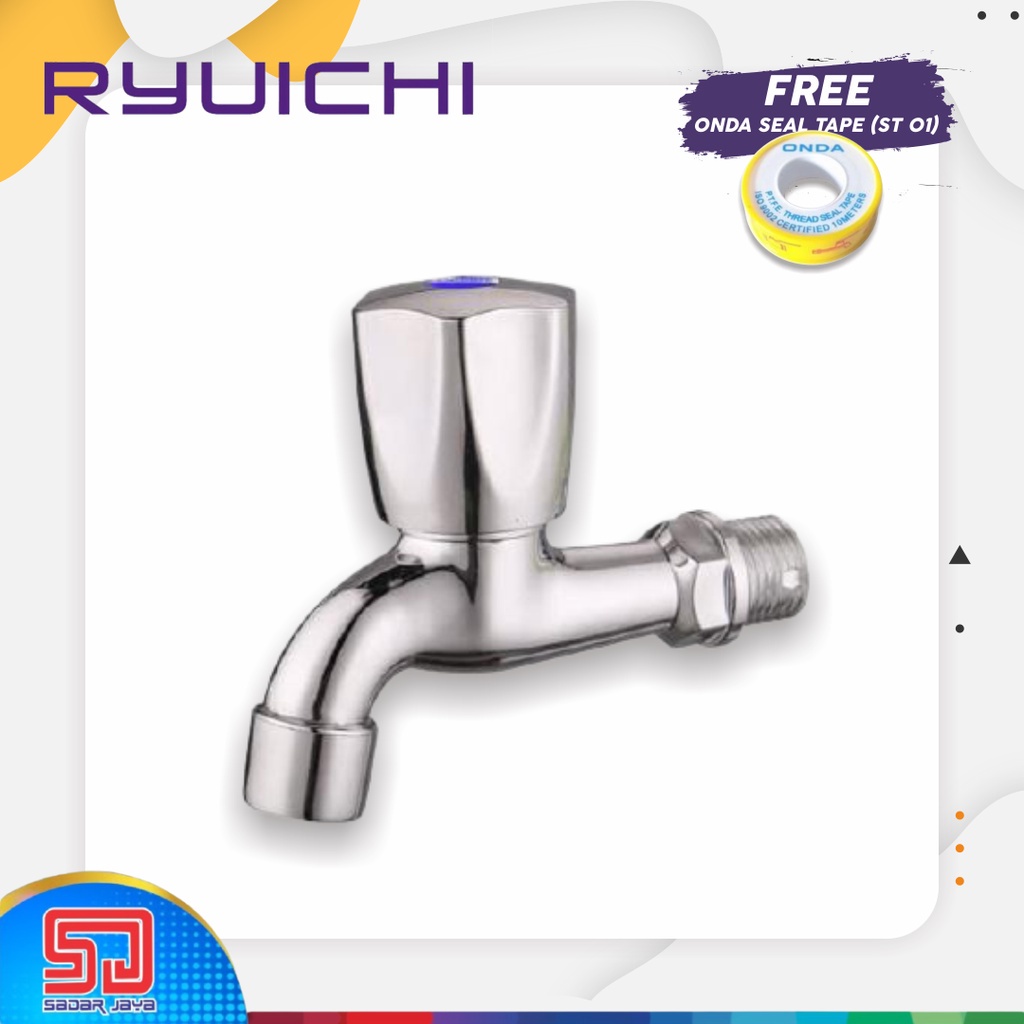 Jual Ryuichi FAW 012C Kran Tembok Keran Saringan 1/2" ABS Plastik ...
