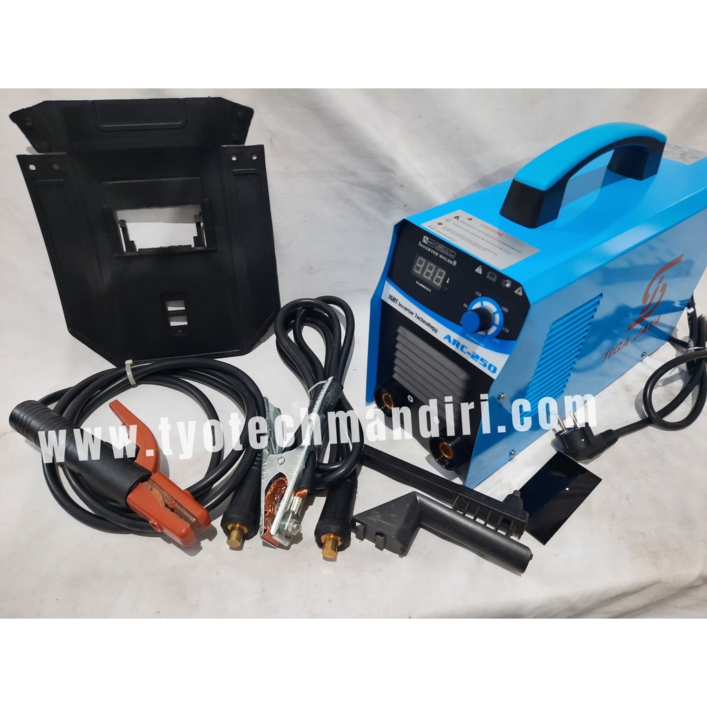 Jual MESIN LAS IGBT INVERTER WELDING MACHINE MMA ARC 250A merk TIGA ...