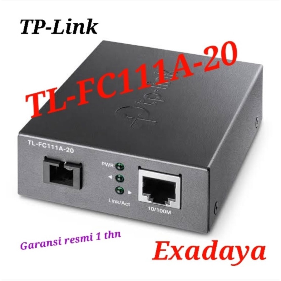 Jual TP-Link TL-FC111A-20 10/100 Mbps WDM Media Converter pengganti ...
