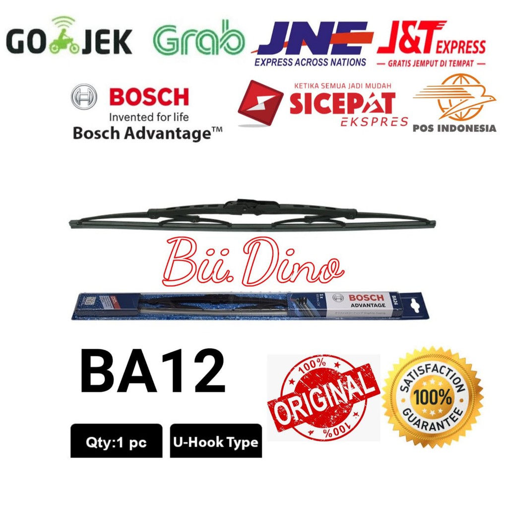 Jual Wiper Bosch Kaca Mobil Advantage 12" BA12 | Shopee Indonesia