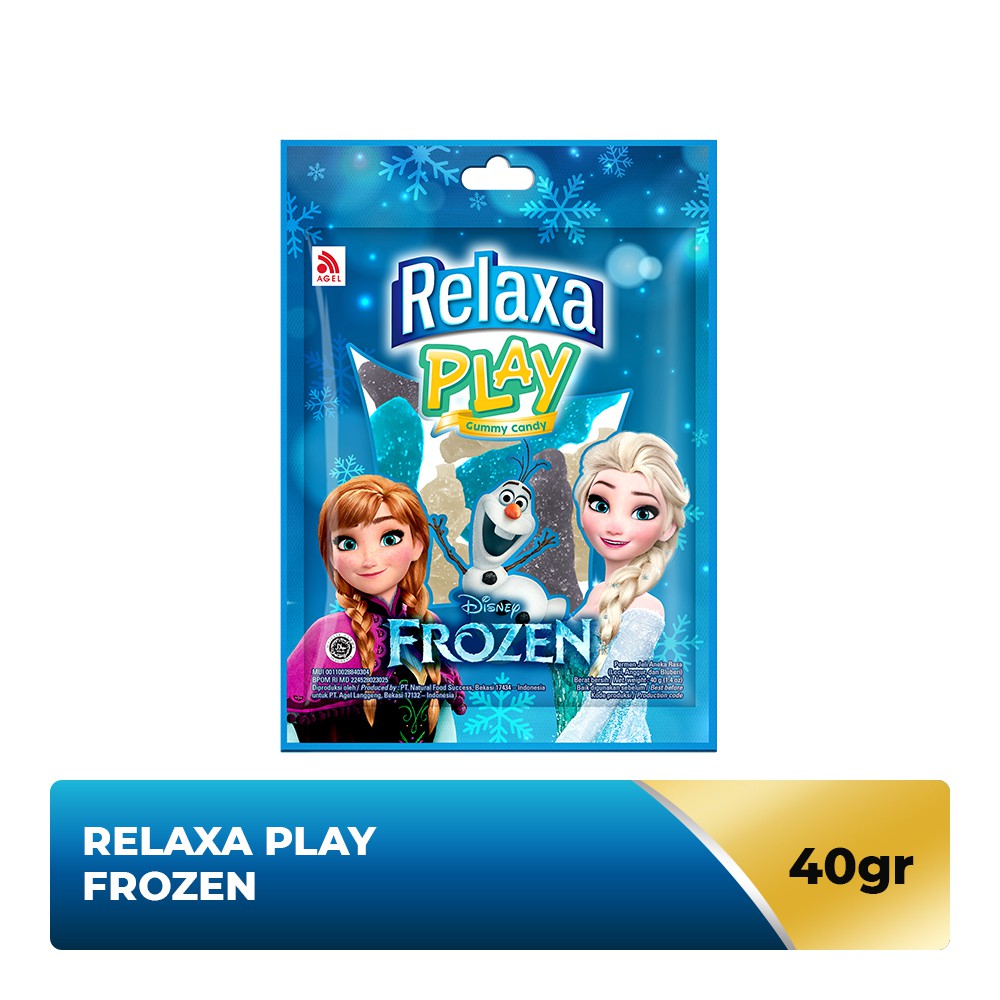 Jual RELAXA Play Frozen Sachet 40 gr | Shopee Indonesia