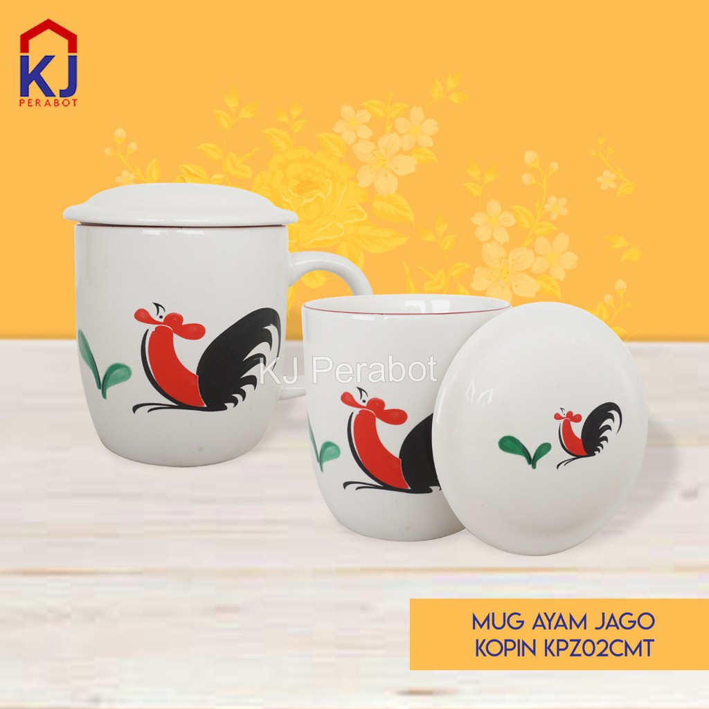 Jual KJ Perabot - Mug Ayam Jago Kopin | Shopee Indonesia