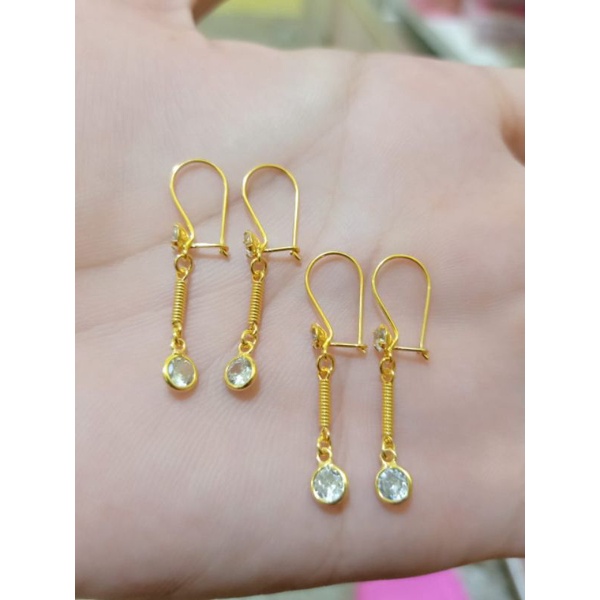 Jual ANTING DEWASA PERAK 925 LAPIS MAS | Shopee Indonesia
