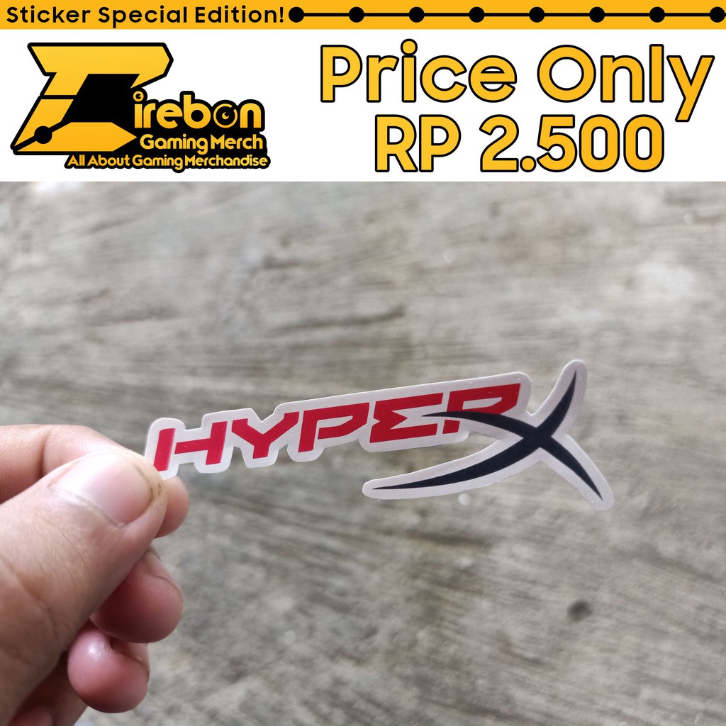 Jual Sticker Stiker Hyper X | Shopee Indonesia