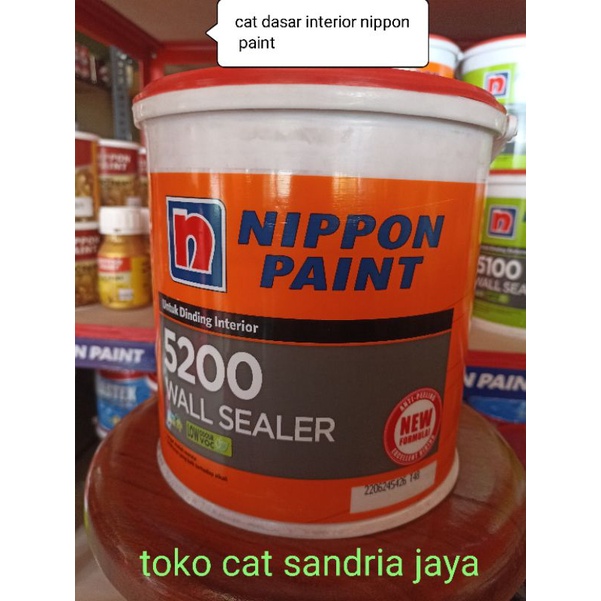 Jual wall siler 5200,cat tembok/cat dasar tembok nippon paint | Shopee ...