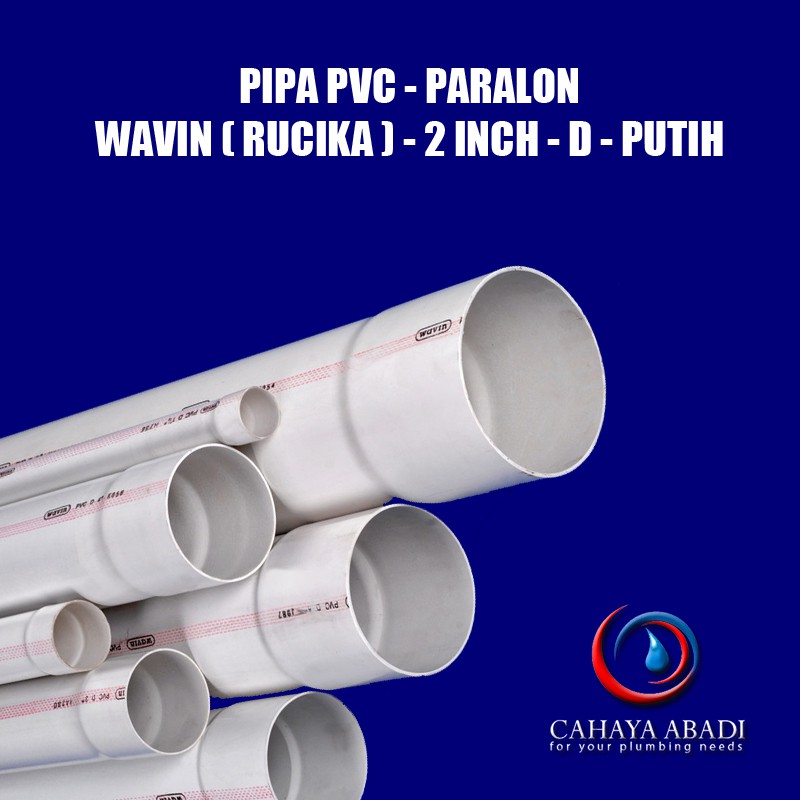 Jual GROSIR - PIPA AIR PVC - RUCIKA - 2 INCH - D - PUTIH | Shopee Indonesia