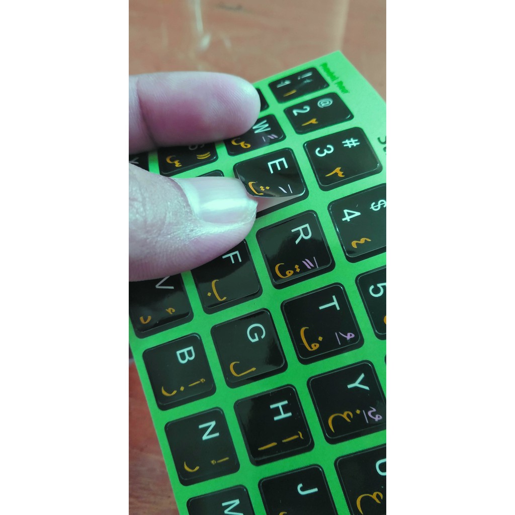 Jual STIKER KEYBOARD ARAB UNTUK M 4 C B 0 0 K | Shopee Indonesia