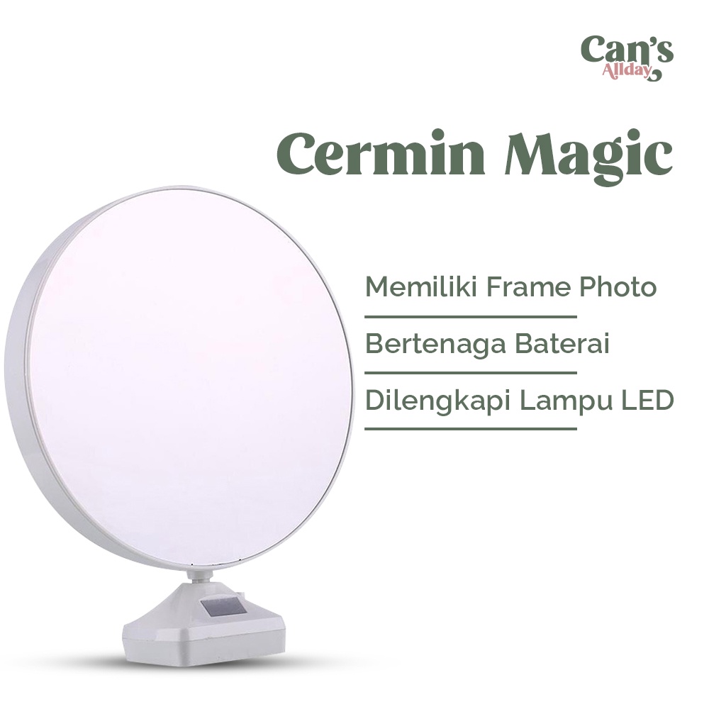 Jual Cermin Bulat Aesthetic Kaca Makeup Cermin Magic | Shopee Indonesia