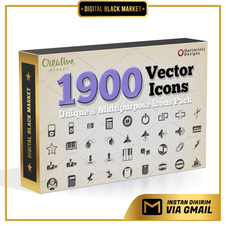 Jual ID1914 - 1900 Unique Vector Icons | Koleksi Ikon Vektor Unik untuk ...