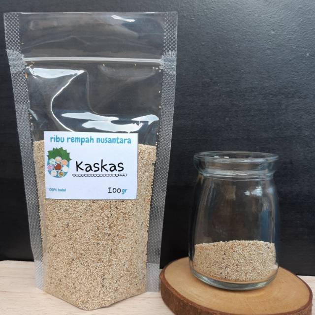 Jual 100 gr Kas Kas / White Poppy Seeds / Biji Kas kas | Shopee Indonesia