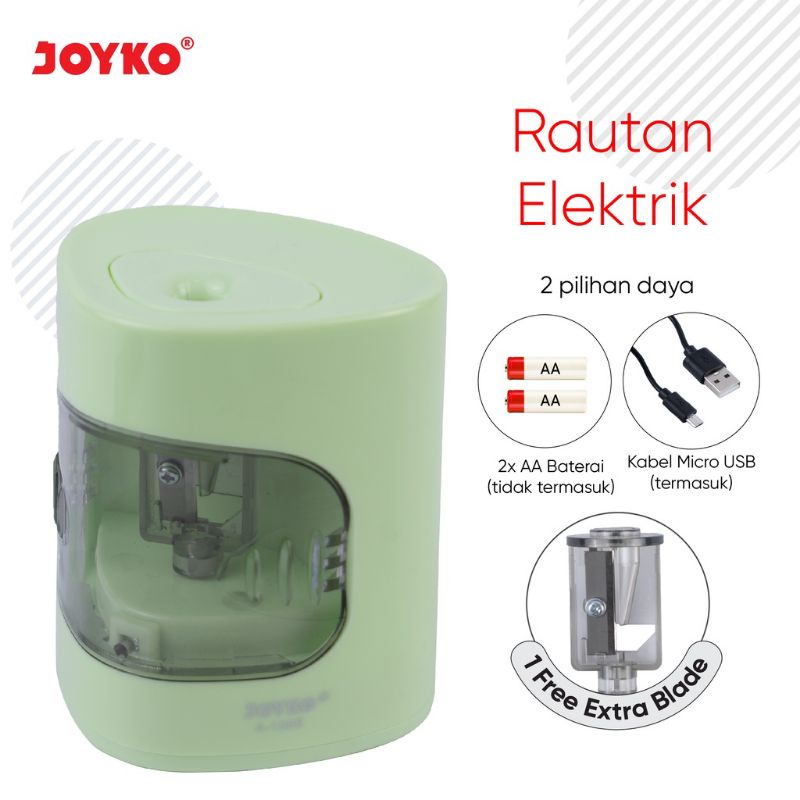 Jual ELECTRIC SHARPENER JOYKO A-158E DUAL POWER | RAUTAN MEJA ELEKTRIK ...