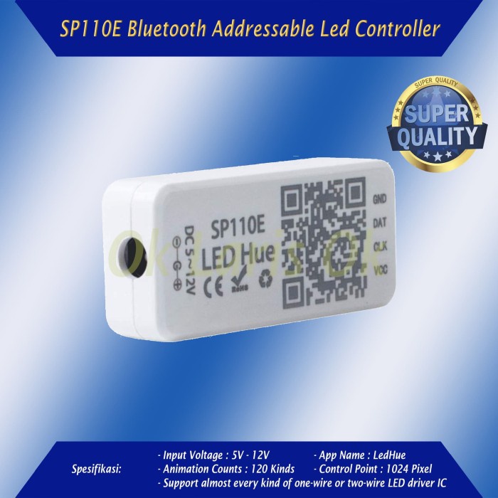 Jual SP110E Bluetooth for RGB WS2811 WS2812B Controller | Shopee Indonesia