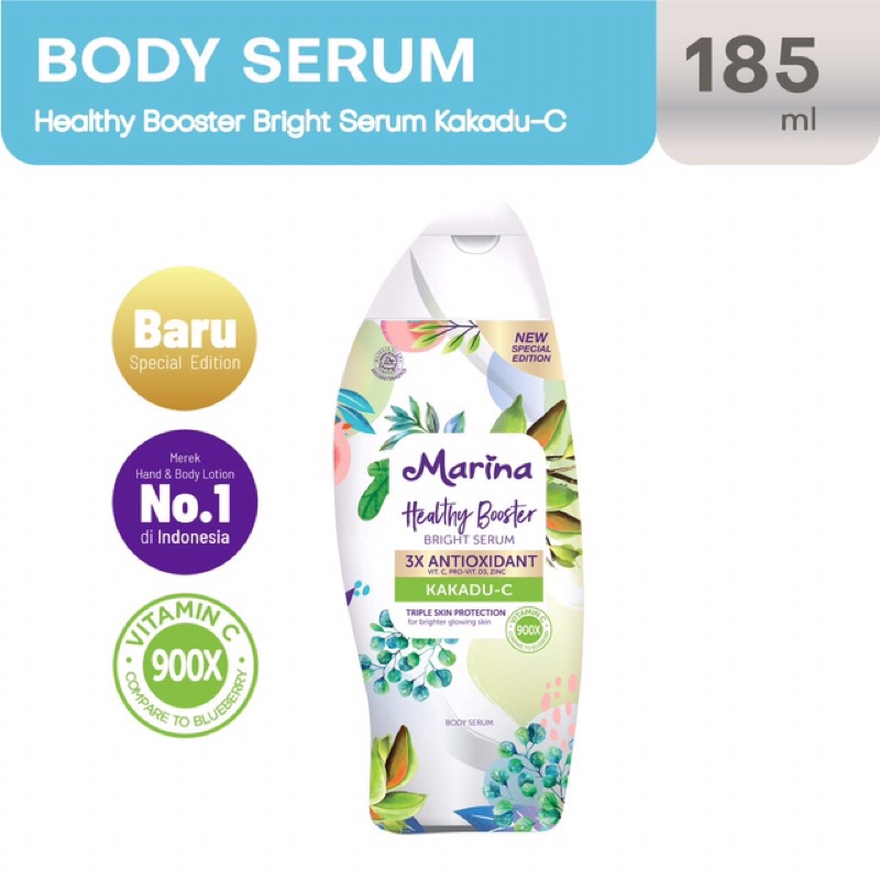 Jual Marina Healthy Booster Bright Serum 185ml Maqui Kakadu-C Kakadu ...
