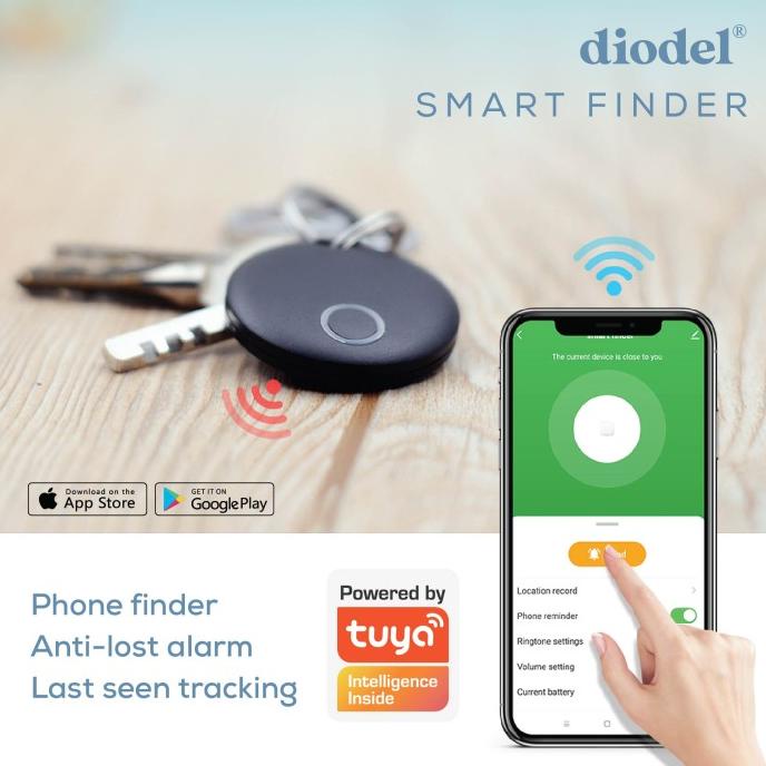 Jual DIODEL SMART FINDER / SMART TRACKER / BLUETOOTH KEY FINDER / SMART ...