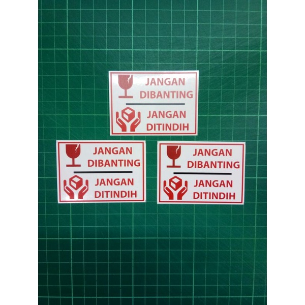 Jual sticker jangan dibanting jangan ditindih 36 pcs | Shopee Indonesia