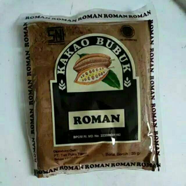 Jual Coklat roman / coklat bubuk / coklat sachet / Kakao Bubuk Roman ...