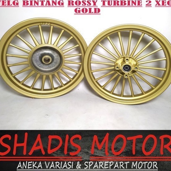 Jual Velg Bintang Motor Merk Rossy Tipe Turbine-2 Ukuran 185/215 Ring ...