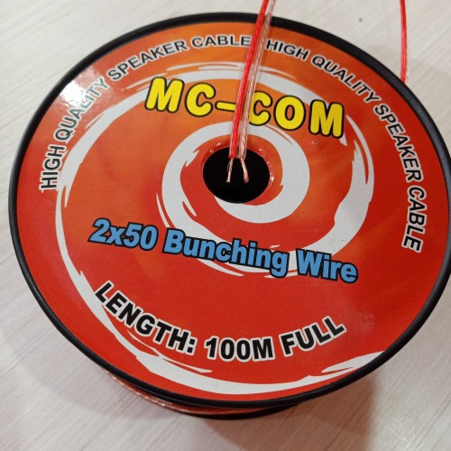 Jual Kabel Monster Kabel Transparan 2x50 Kabel Audio Speaker 100 Meter ...