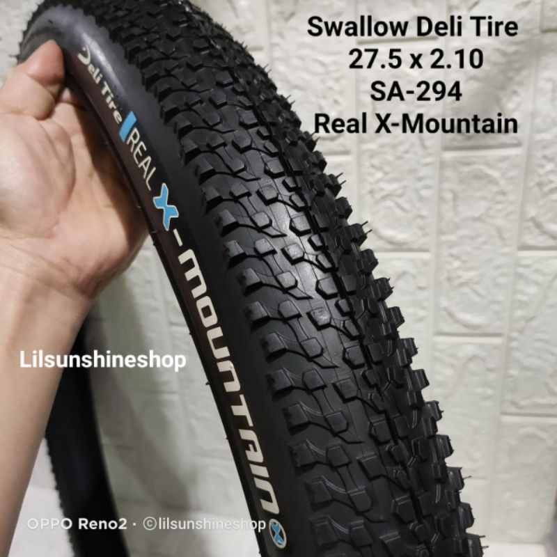 Jual Ban Luar MTB 27.5 Swallow Deli Tire 27.5x2.10 SA-294 REAL X-MOUNTAIN (1pc) | Shopee Indonesia