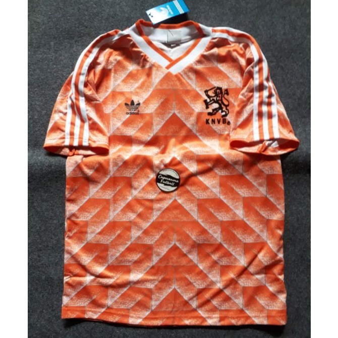 Jual JERSEY BELANDA HOLLAND RETRO 1988 1989 EURO 88 89 KNVB | Shopee ...