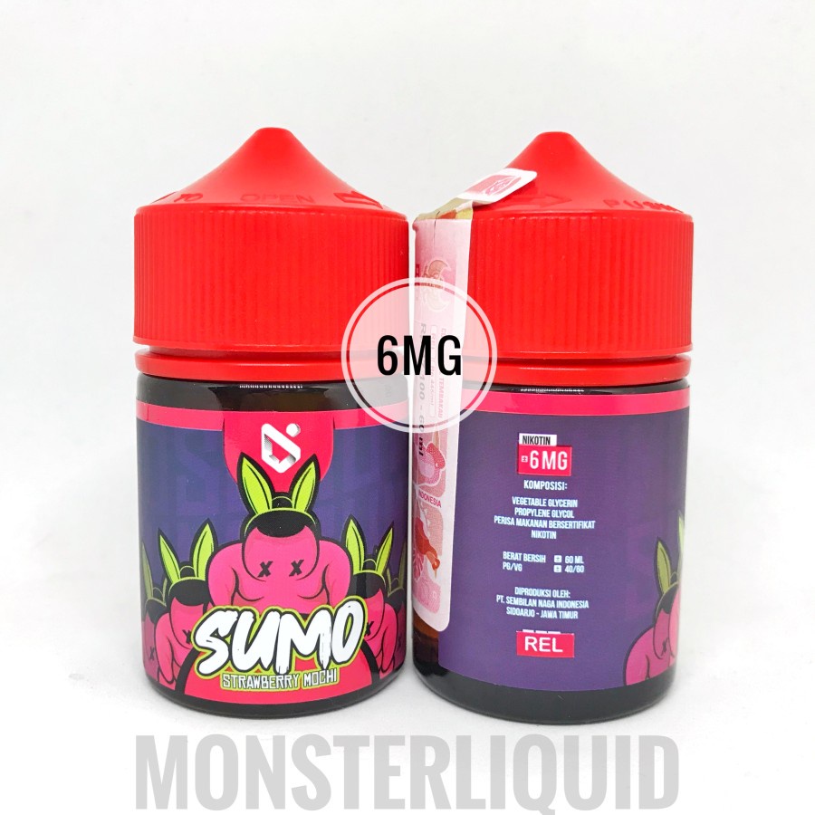 Jual SUMO STRAWBERRY MOCHI BY DJI 6MG 60ML | Shopee Indonesia