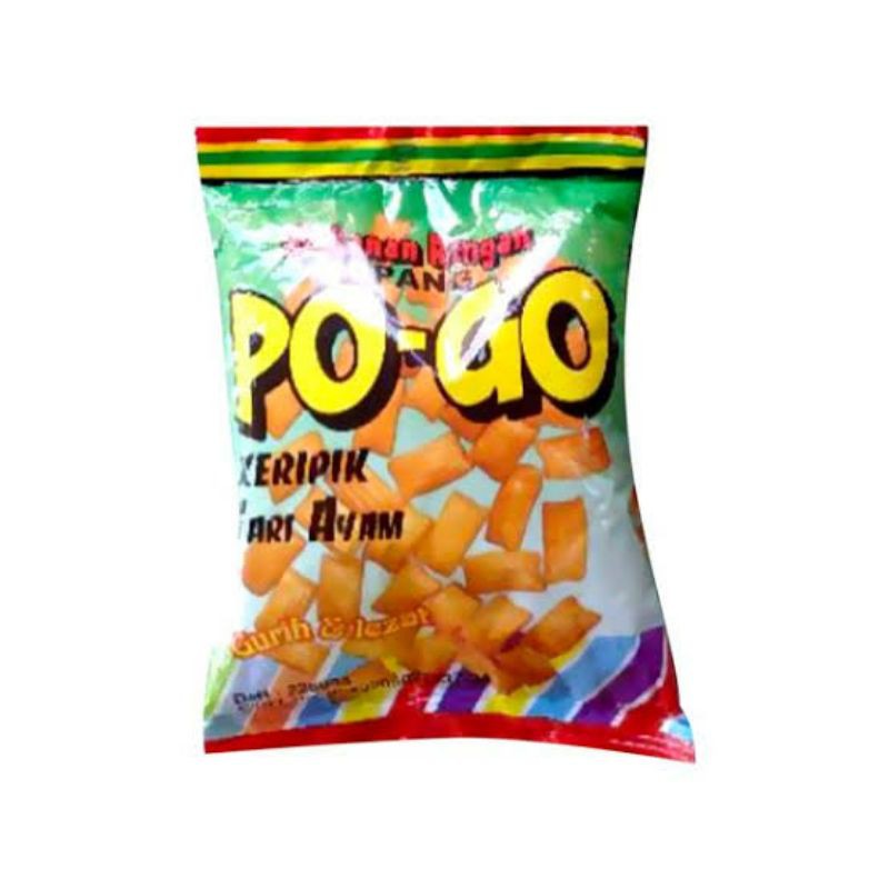 Jual (10 pcs) Pogo Snack Jadul | Keripik sari ayam pogo jajanan jadul ...