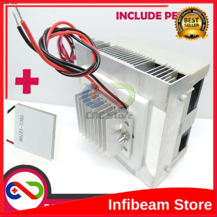 Jual CNC PELTIER COOLING SYSTEM KIT PENDINGIN PELTIER HEATSINK PELTIER ...