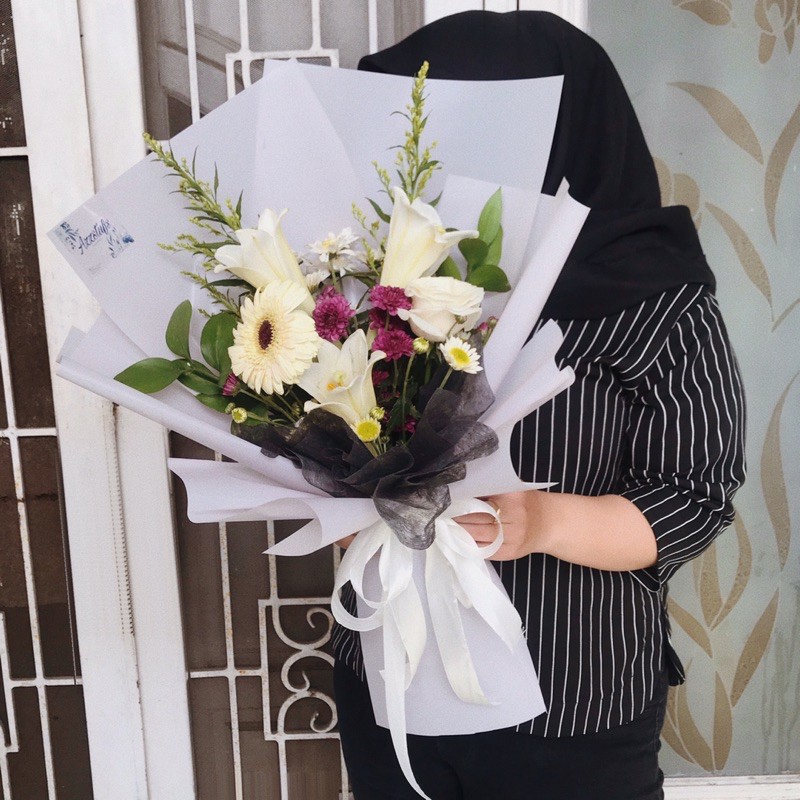 Jual bouquet fresh flowers | buket bunga segar | buket bunga asli ...