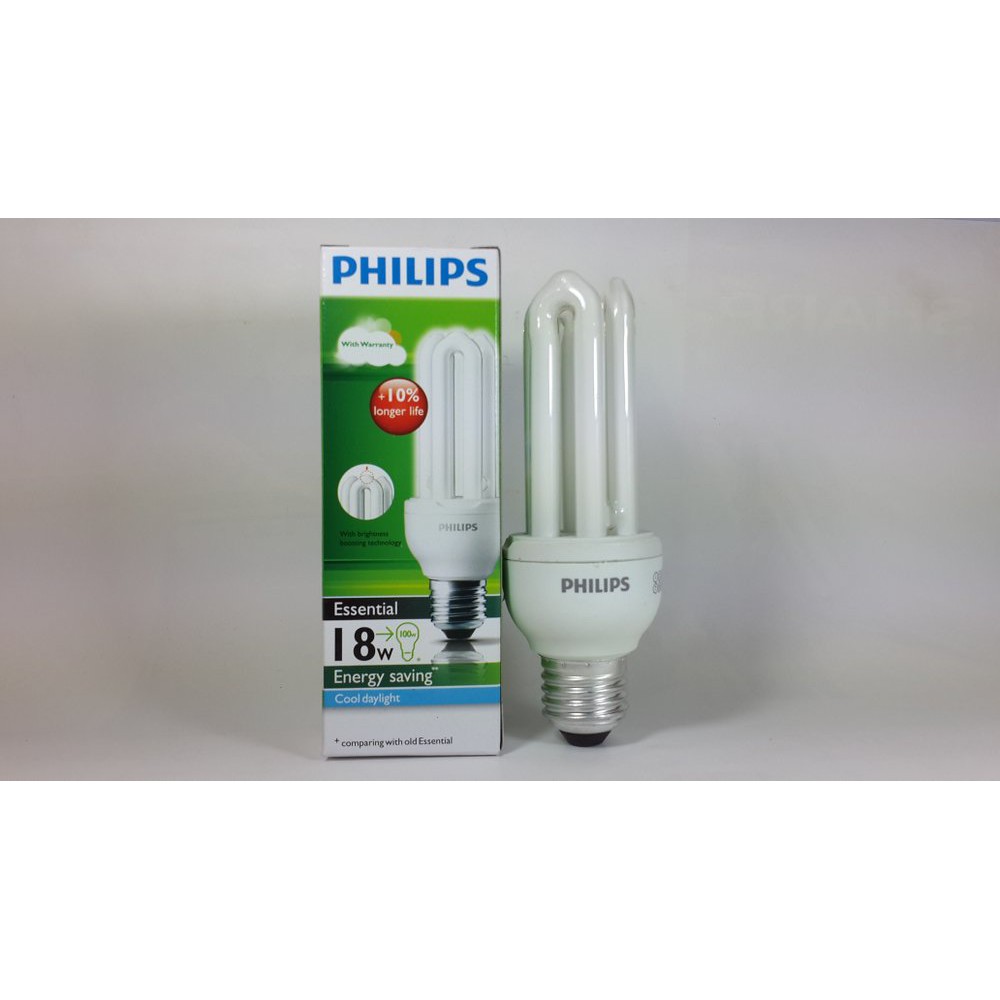 Jual Lampu Philips Essential 18W 18 Watt Cooldaylight 18 W 18Watt CDL | Shopee Indonesia