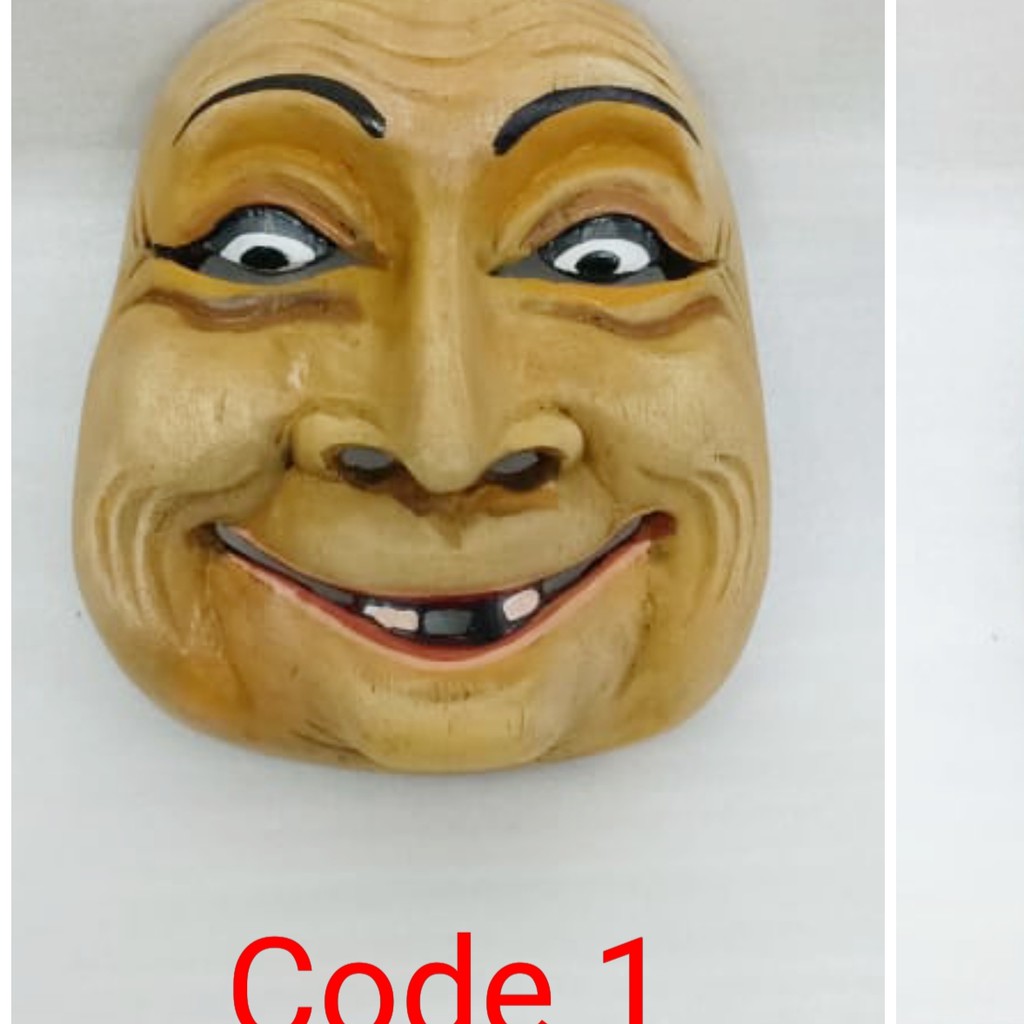 Jual Topeng Kayu Karakter berbagai ekspresi | Shopee Indonesia