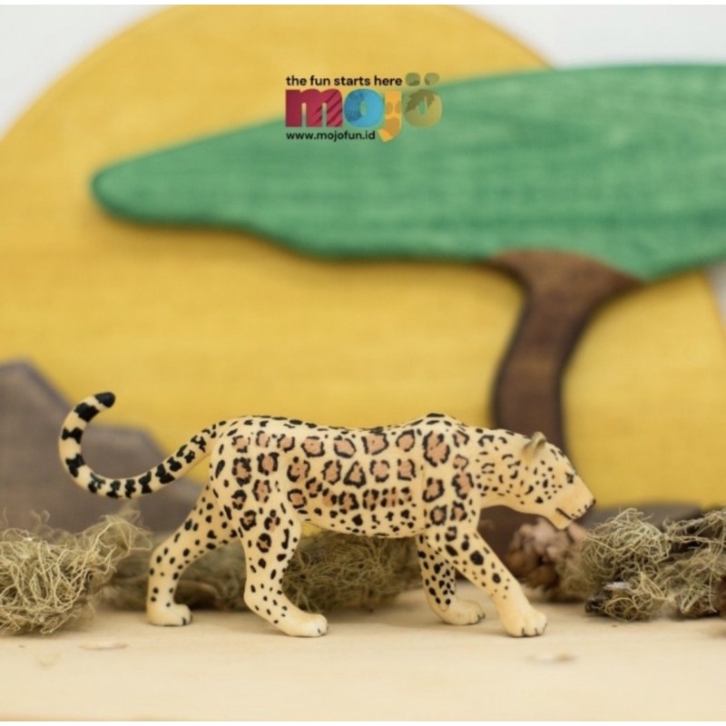 Jual Mojo Fun Leopard / Macan Tutul 87018 - Wildlife Collection ...