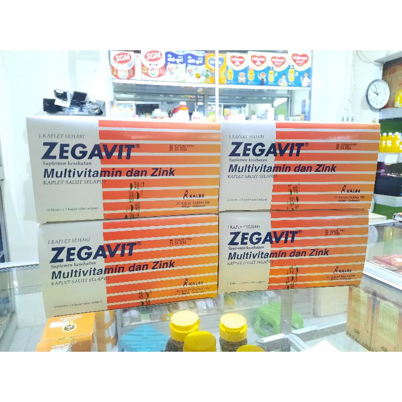 Jual Zegavit tablet strip/Multivitamin | Shopee Indonesia