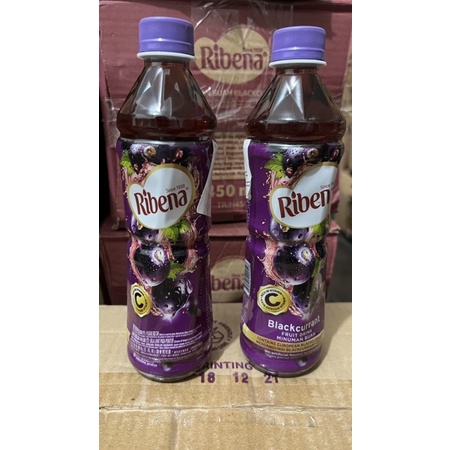 Jual RIBENA BLACKCURRANT/FRUIT DRINK/MINUMAN BUAH 450ML | Shopee Indonesia