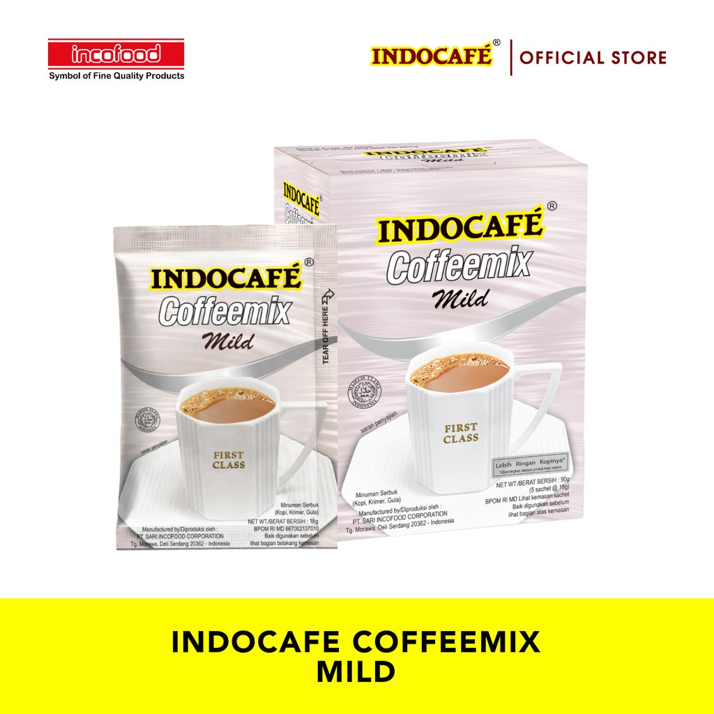 Jual Indocafe Coffeemix Mild (5 sachet) | Shopee Indonesia
