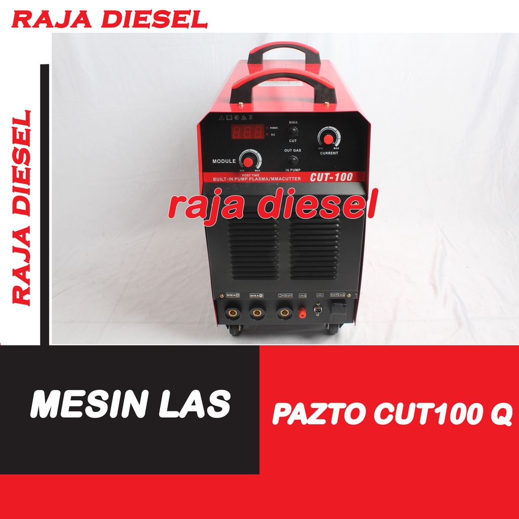 Jual MESIN LAS Potong CUT 100Q PAZTO + Kompresor PLASMA CUTTER Welding ...